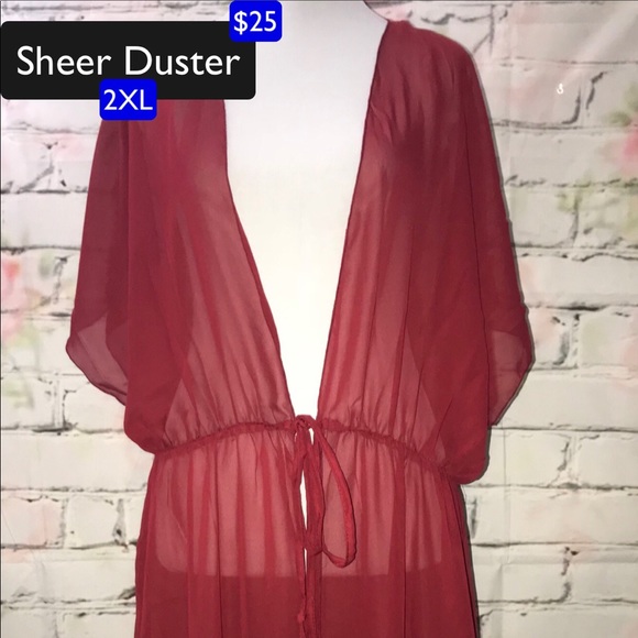 Other | Sheer Duster | Poshmark